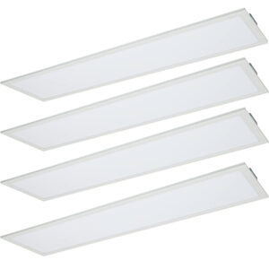 40W 1x4 Backlit LED Light Panels Dimmable Ceiling Light Fixture
