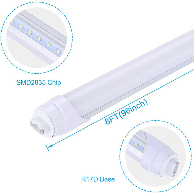 R17D/HO 8FT LED Tube Light Bulbs 40W 4000K 5000K 6000K