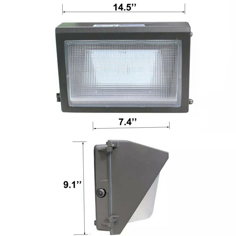 60W 80W 100W 120W 150W Outdoor Glass LED Wall Pack Lights