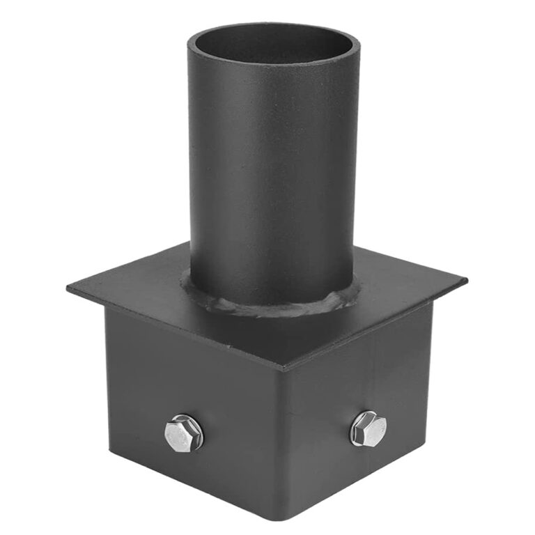 Tenon Adapter Bracket for 5 inch Square Pole for 2.38in Slip Fitter