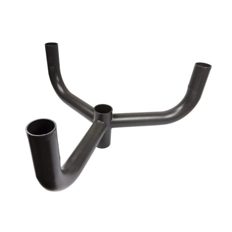 120 Degree Triple Bullhorn Tenon Adapter for 3 2.38" Slip Fit Lights