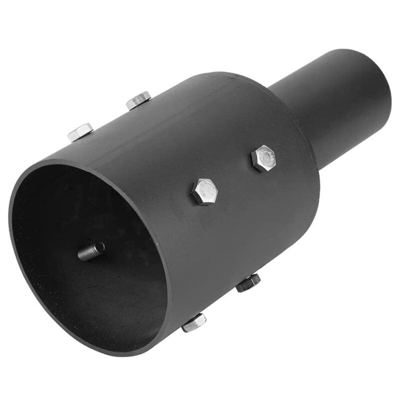 4 Inch Round Pole Bracket Tenon Adapter, 2-3/8″ Slipfitter Bracket