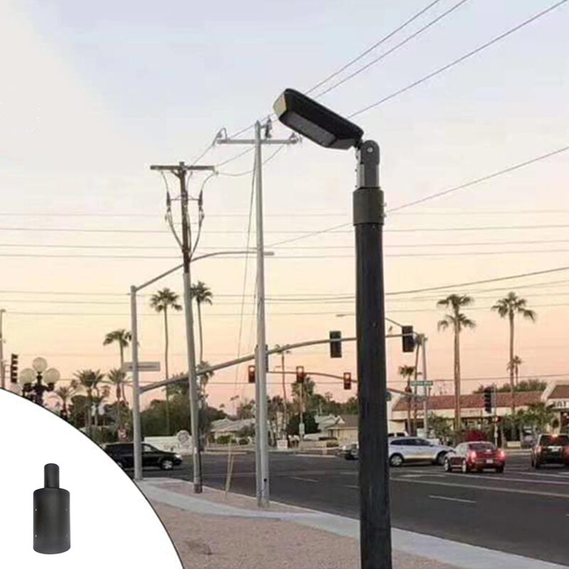 5 Inch Round Pole Mount Bracket Tenon Adaptor with 2.38in Tenon