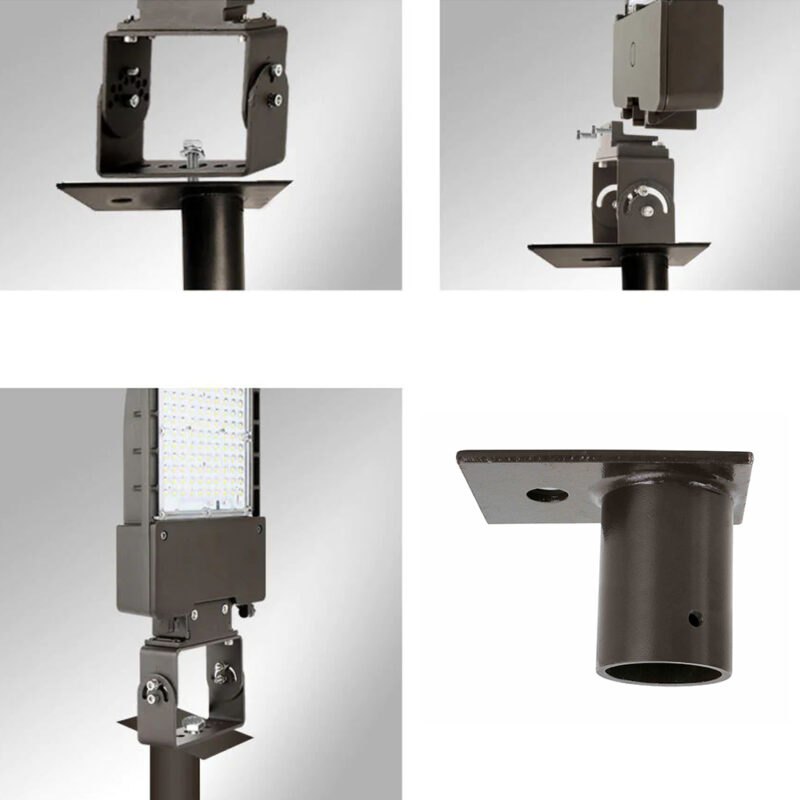 Yoke Mount Tenon Adapter Bracket for Outdoor LED Flood Light