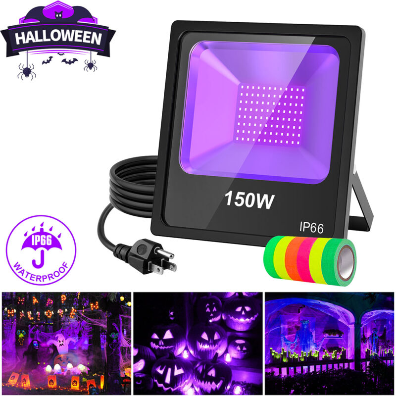 80W 100W 150W LED UV Flood Light 400-410nm Black Lights