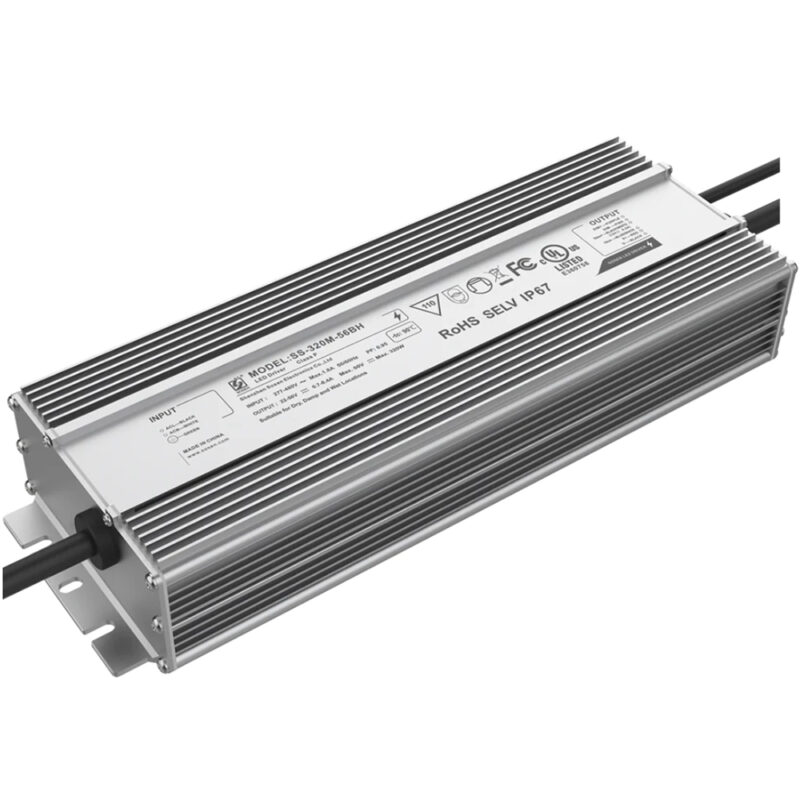 LED Driver Power Supply 320W 277-480V to 32-56V Transformer