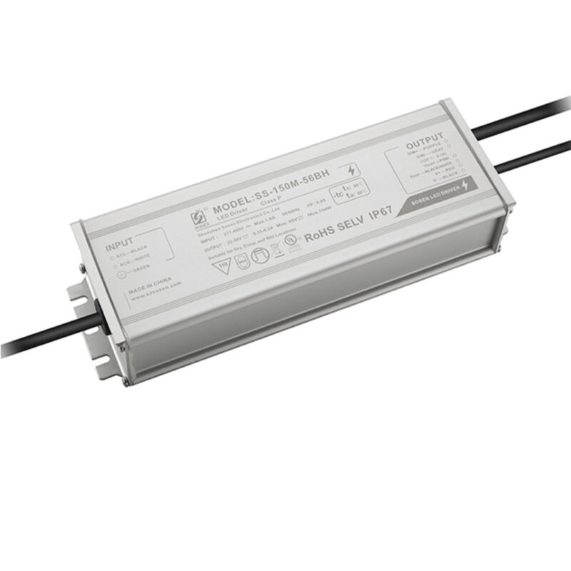 150W LED Driver Power Supply, Transformer 277-480V to 22-56V