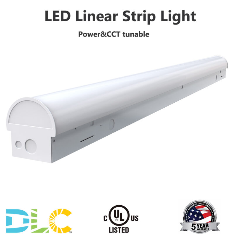 LED Linear Strip Lights 8FT Power and CCT Tunable Lowbay Light