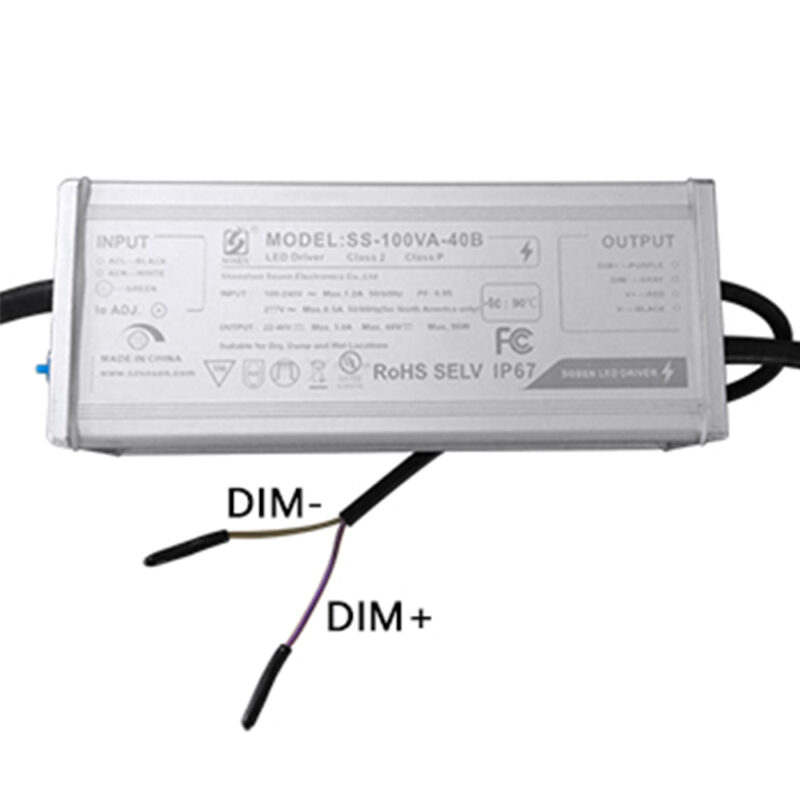 24V 100W LED Power Supply, Sosen Driver 100-277V to 22-40V