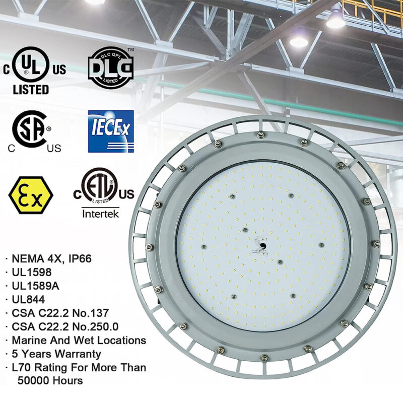 Explosion Proof LED High Bay Lighting 250W 300W 400W IP66