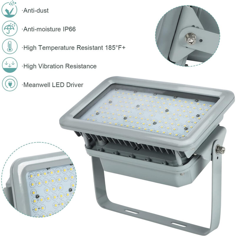 Explosion Proof LED Flood Light 150W 200W100-277V/277-480V
