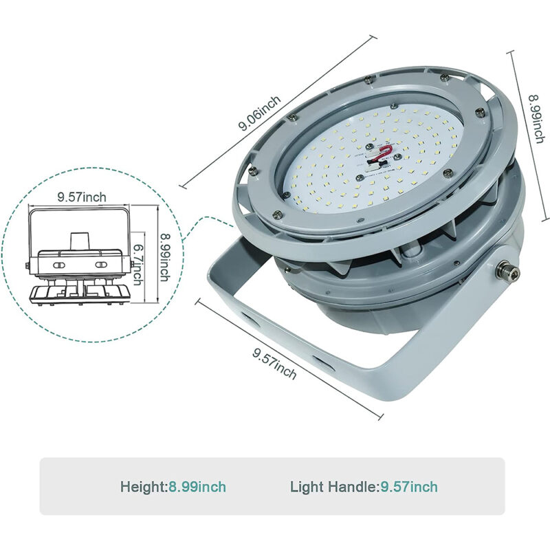 Explosion Proof High Bay Lighting 60W 80W Class 1 Division 2